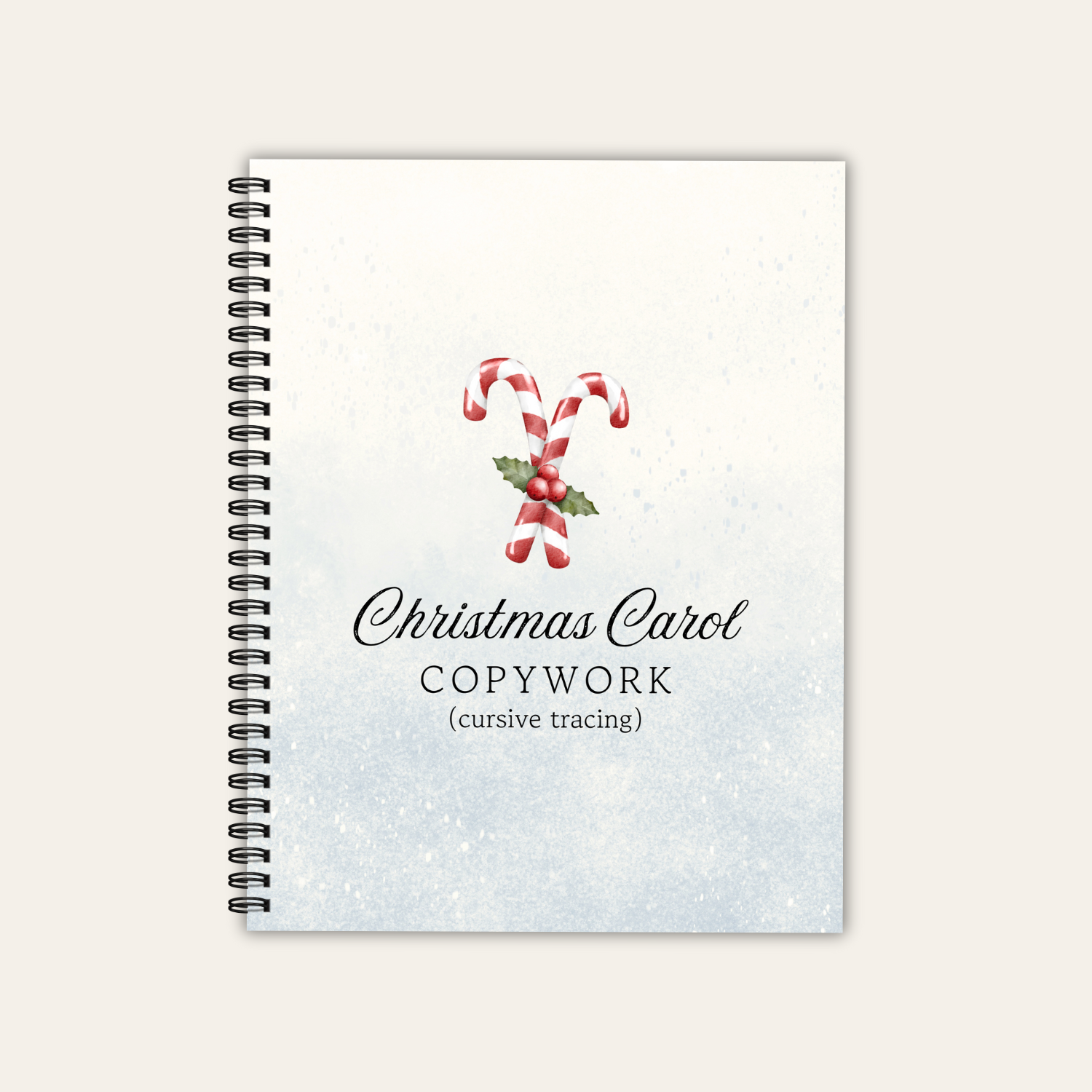 Christmas Carol Cursive Tracing Copywork – This Homeschool House Shop